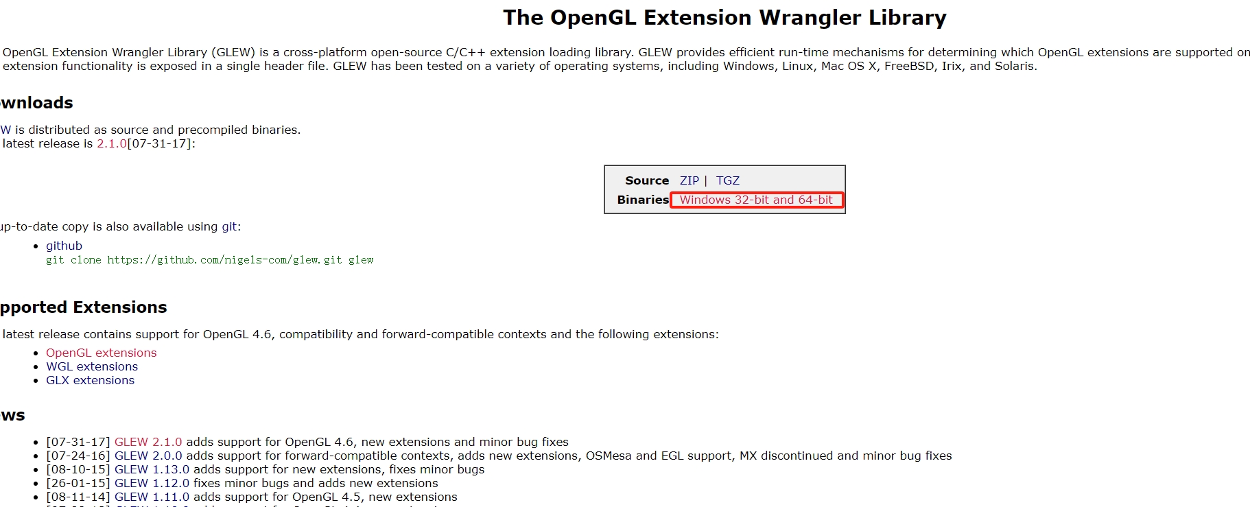 OpenGL环境搭建(GLEW版) | huanblog